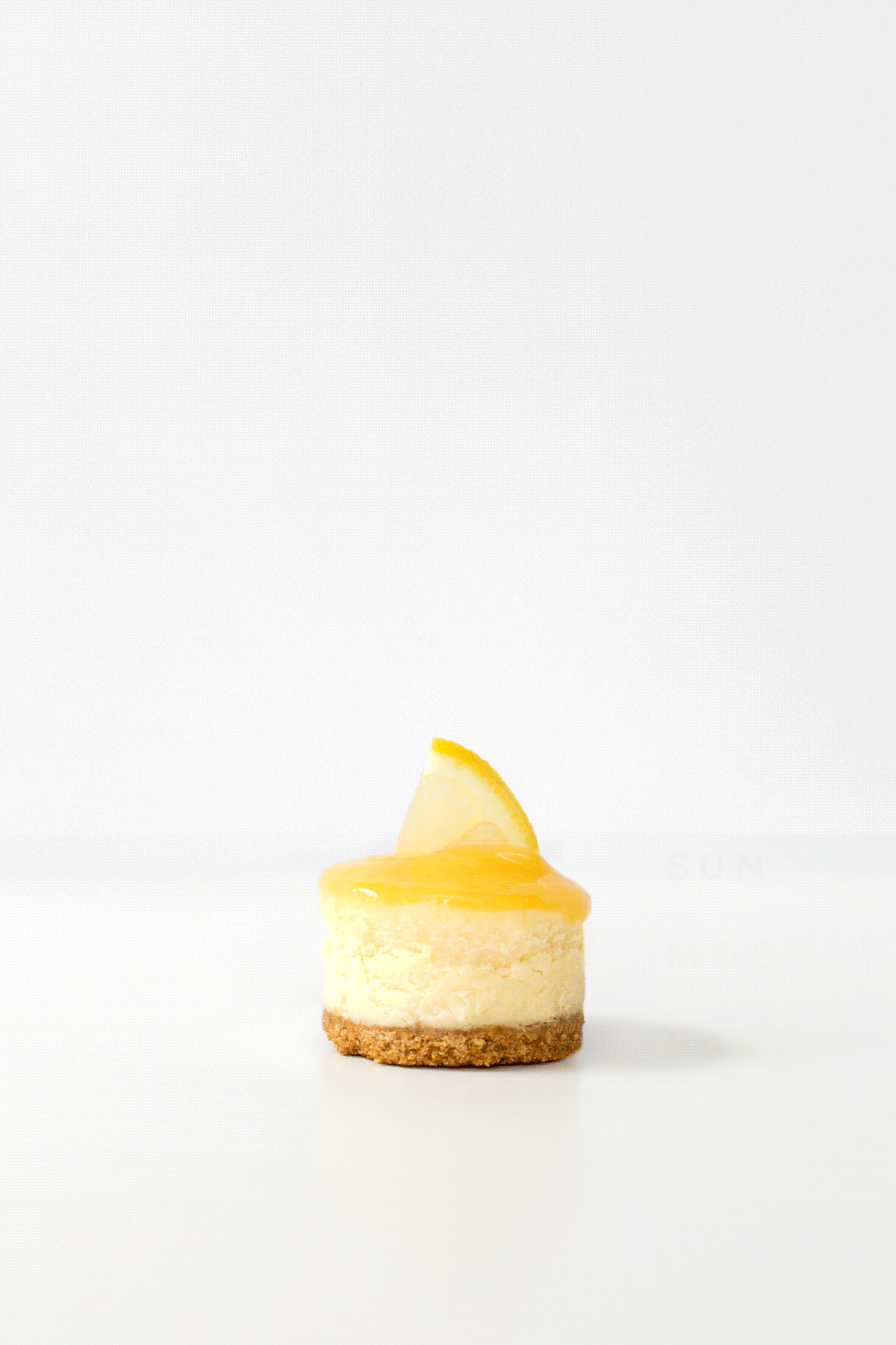 Solar Eclipse Lemon Curd Cheesecake Bites | ctrl + curate