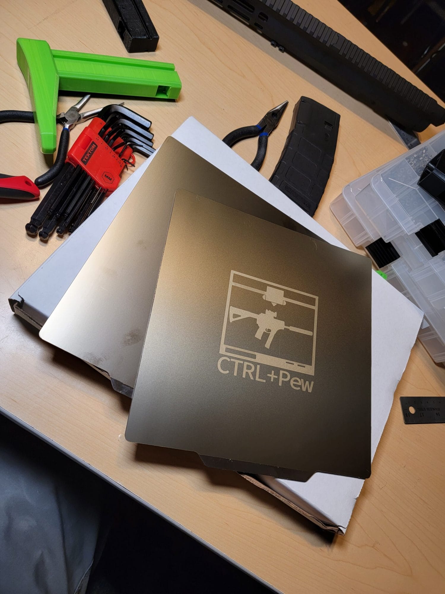 PewCrew PEI Print Bed V1 » CTRL+Pew