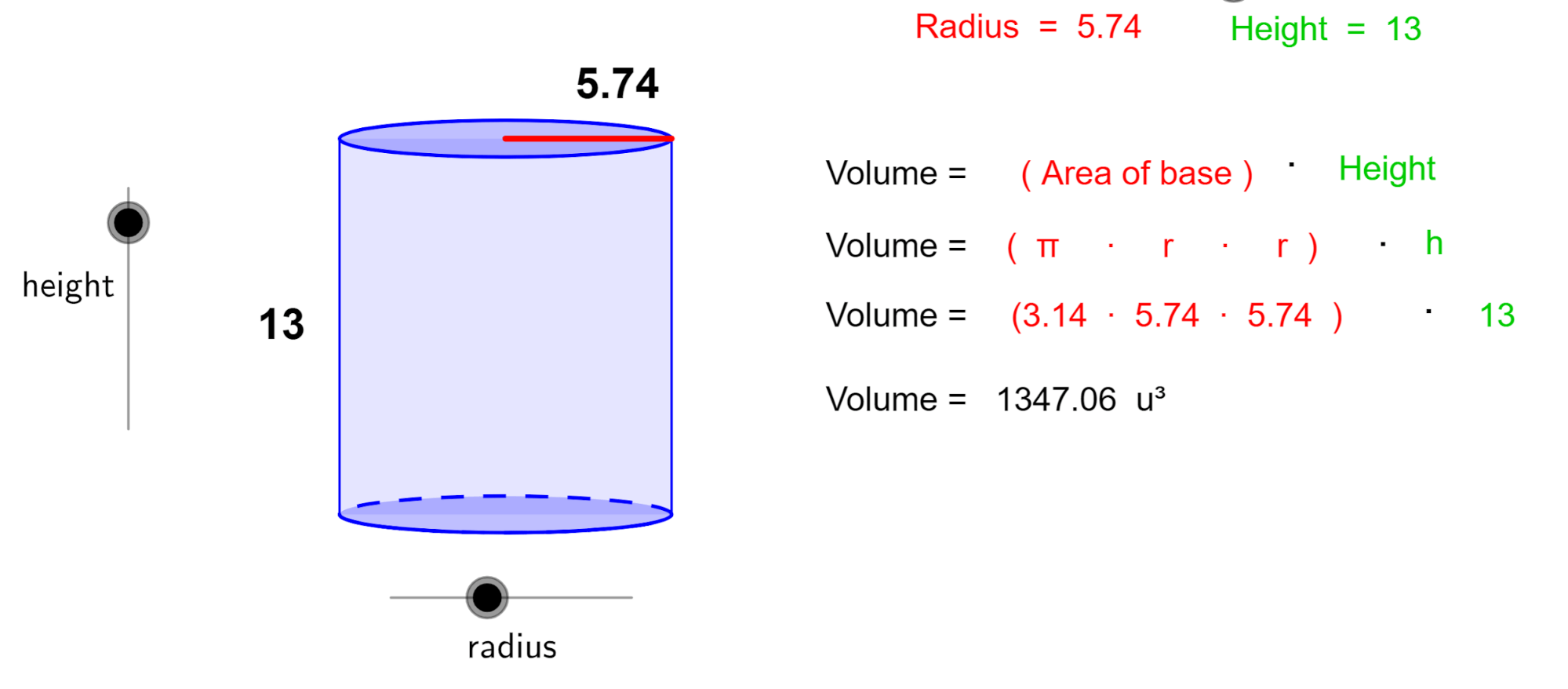 Definition Of The Volume Of A Cylinder - DEFINITIONXD Definition Of The Volume Of A Cylinder - DEFINITIONXD