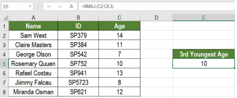 Find Smallest Number In Array Excel find-smallest-number-in-array-excel