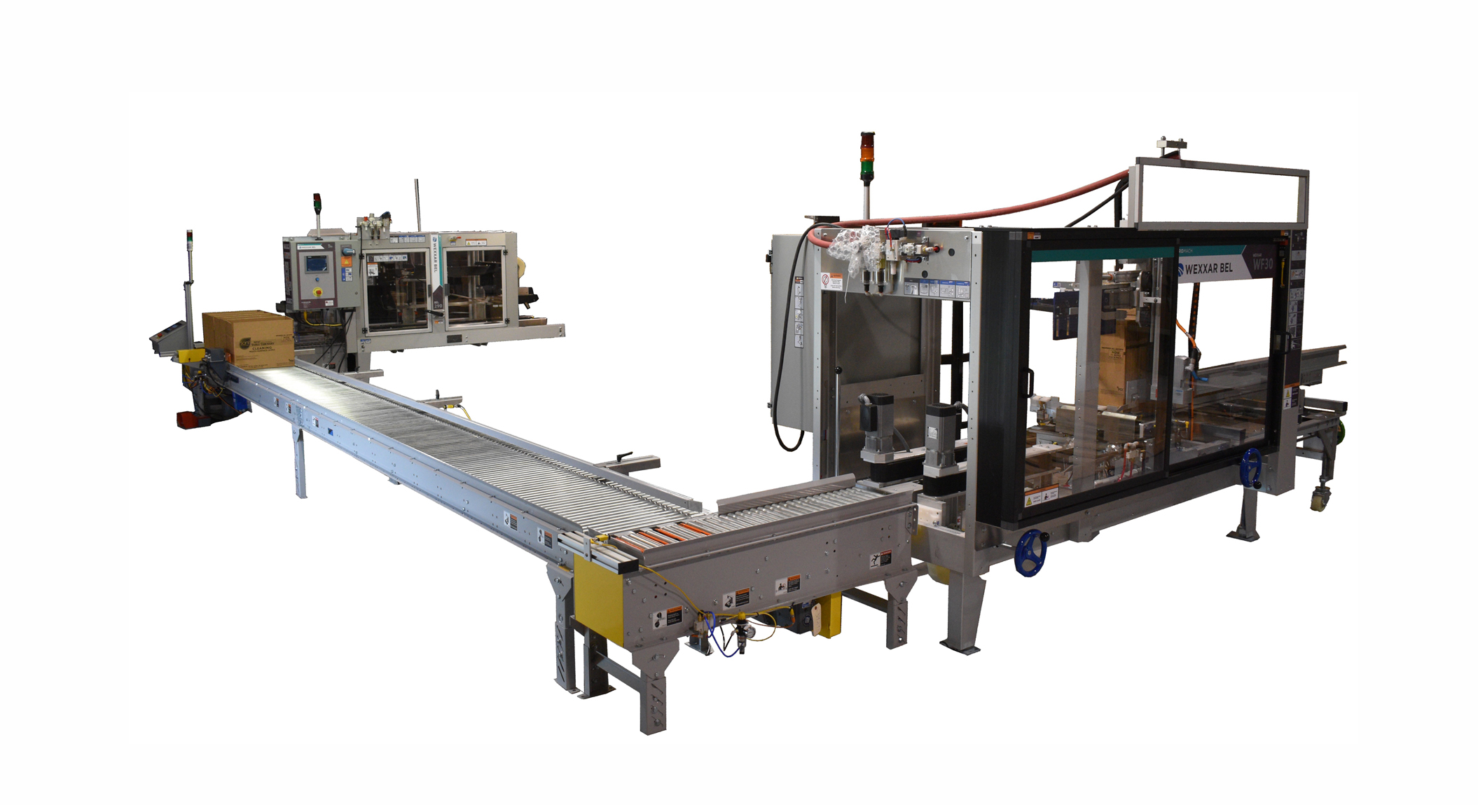 Automated Case Forming and Closing Packing System - Dartronics
