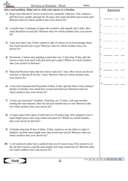 Dividing Fractions Word Problems Worksheet Printable Word Searches