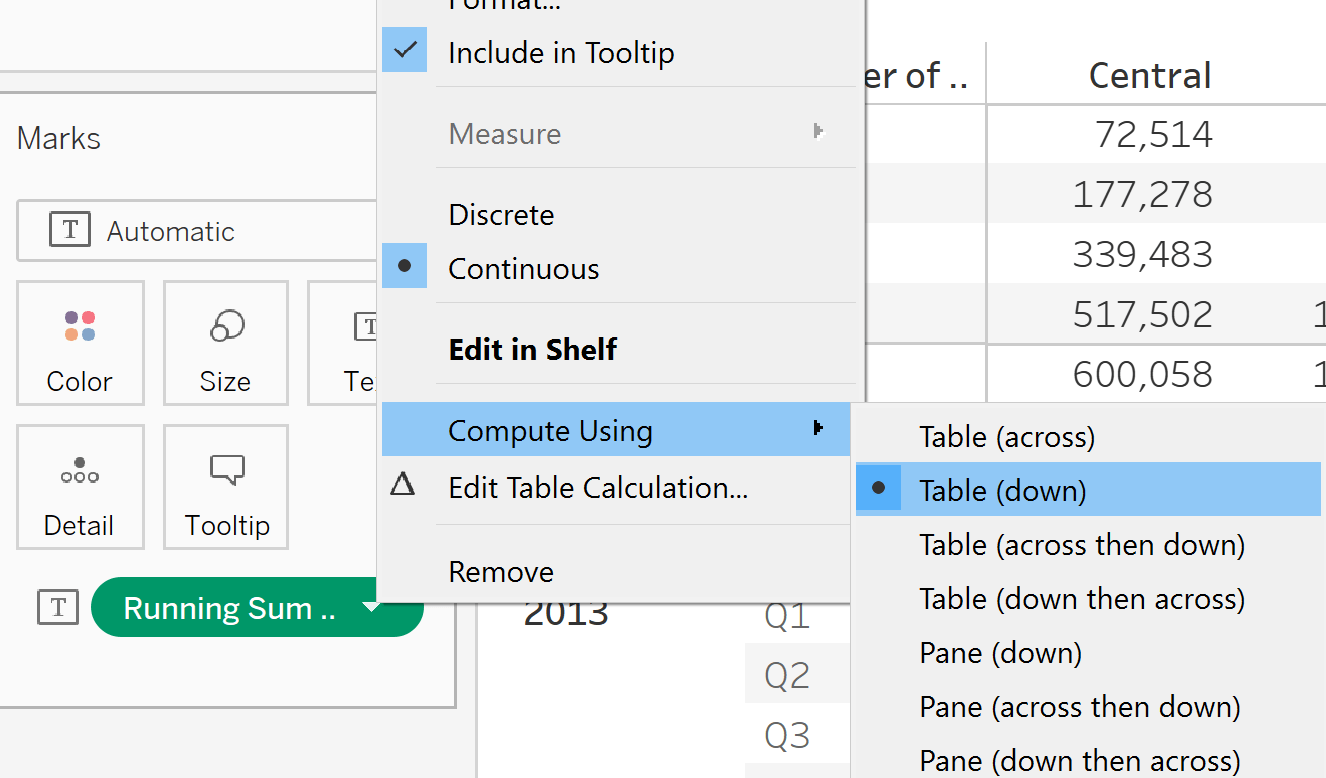 Tableau to Power BI: Running Total and Other Running Calculations - DataVeld