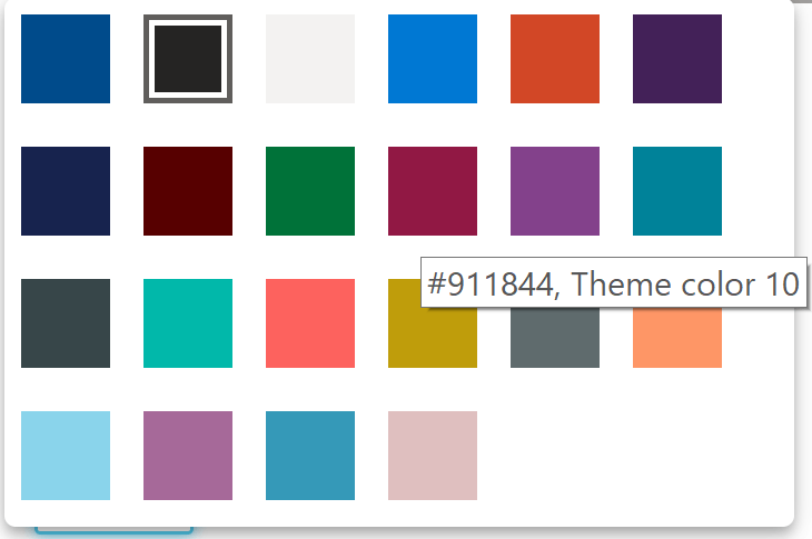 Power BI App Theme Color - DataVeld