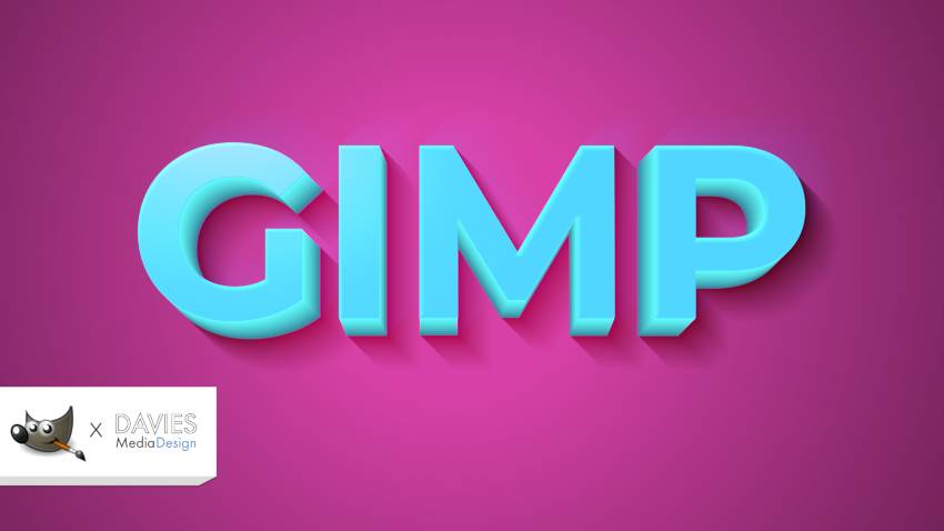 Create Better 3d Text In Gimp With This Ingenious Method Davies Media Design