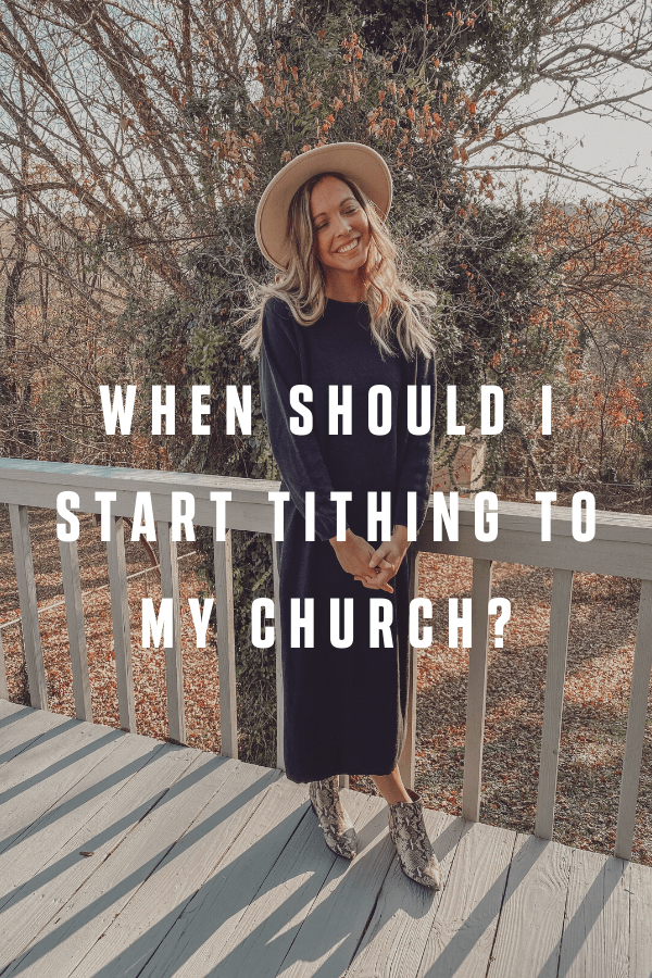 When Should I Start Giving/Tithing to my Church? - Days of a Wife