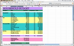 How To Create A Personal Budget In Excel Home