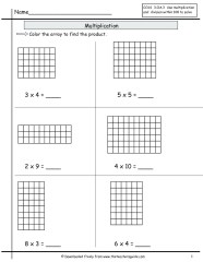 Box Method Multiplication Worksheets Printable Word Searches