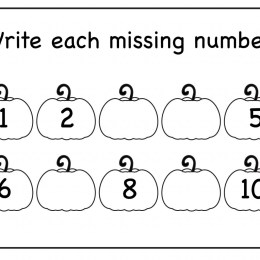 1 To 10 Tracing Worksheet
