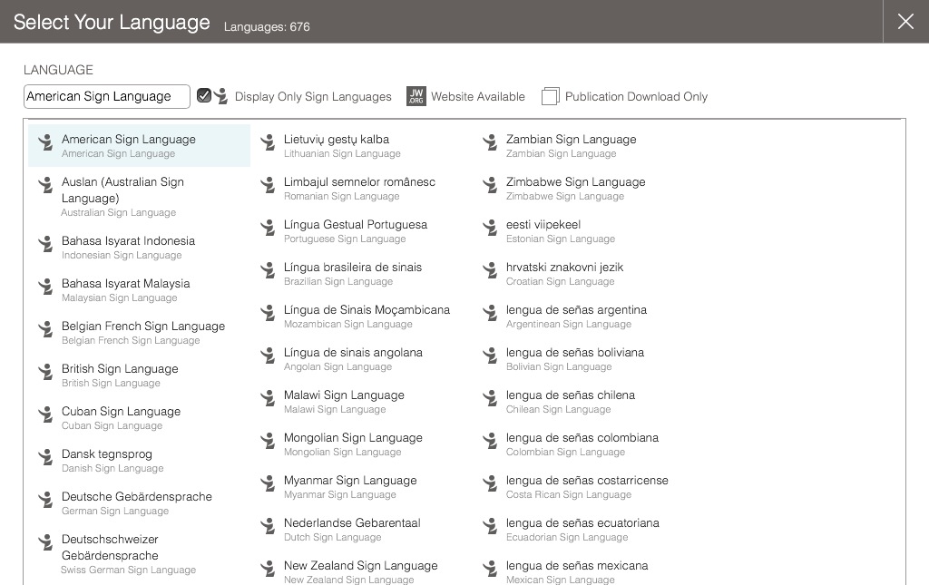 Sign languages at JW.org – Deaf Network of Texas