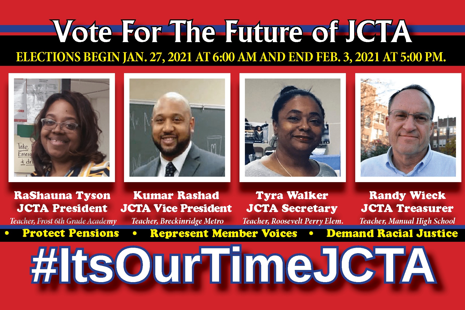 It's Our Time, JCTA! - Dear JCPS
