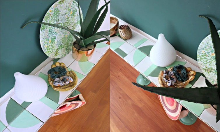 DIY Console Table Using Candle Stands - Delicious And DIY