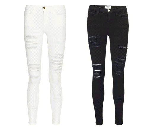 New Le Color Ripped Jeans by Frame Denim : DenimBlog