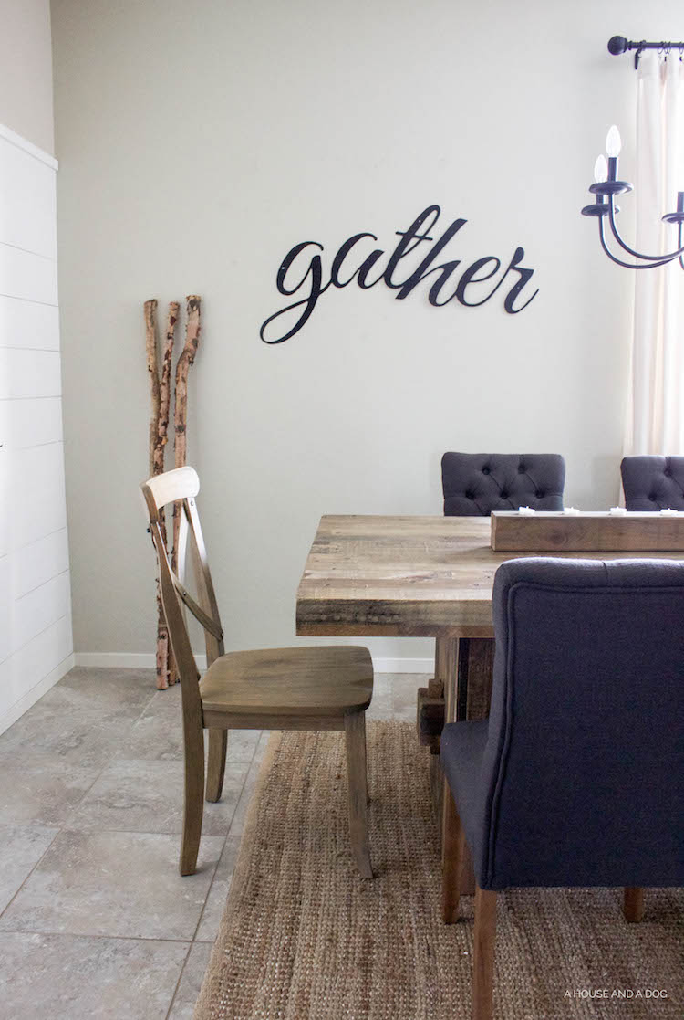 Simple Fall Dining & Gather Sign - Designed Simple