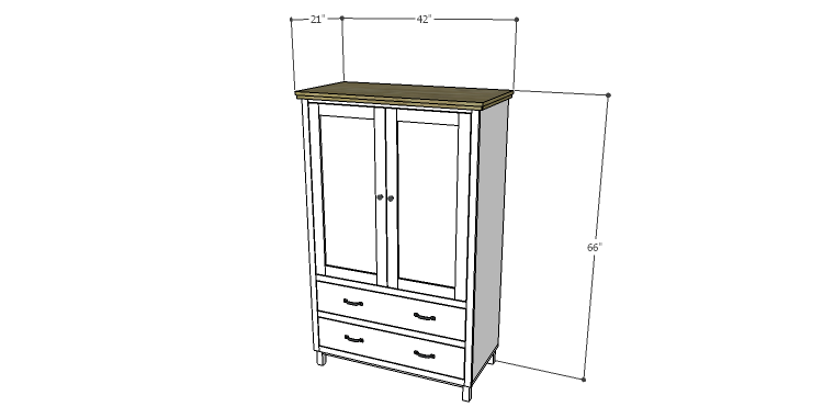 Build a Beautiful Armoire with Lots of Storage!