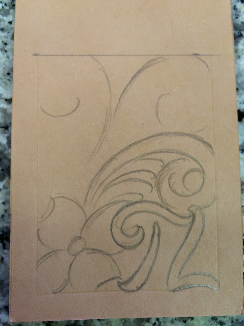 How to Draw a Leather Wallet - Don Gonzales Saddlery