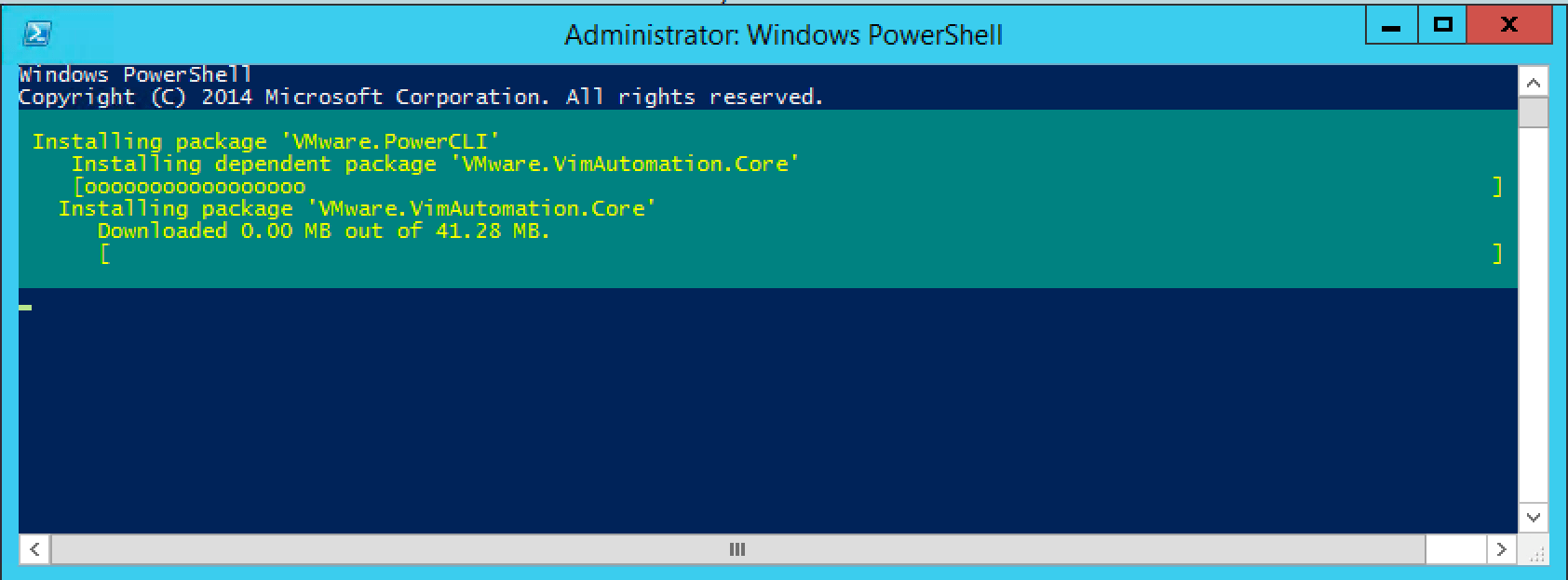 Installing Powercli 65x On Windows Server 2012 R2 After Find Module 6561