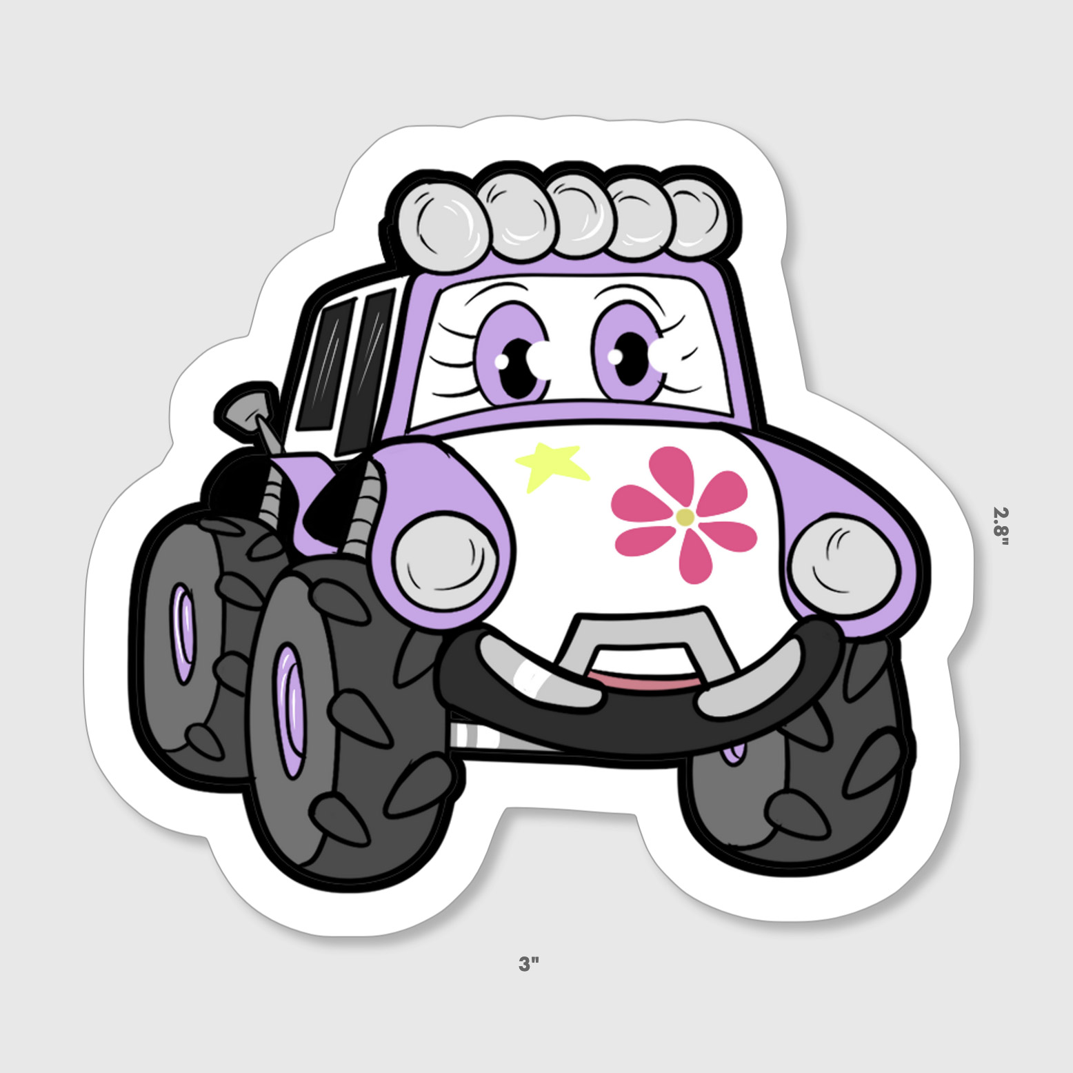 Zoey Sticker - DJ's Off-Road Adventures