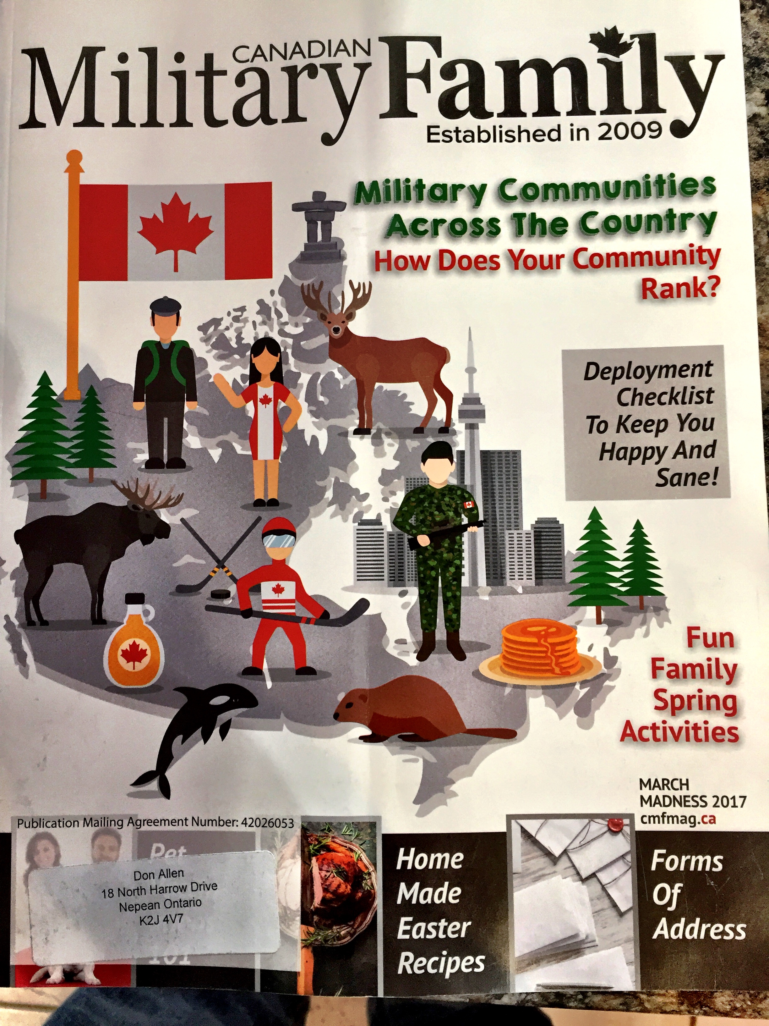 Canadian Military Family Magazine — Donald D. Allan