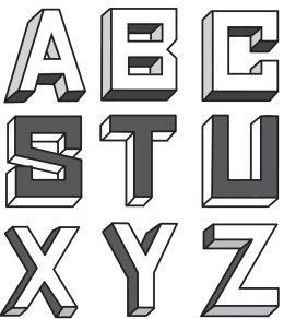 Drawing Letters In 3d Fotodtp