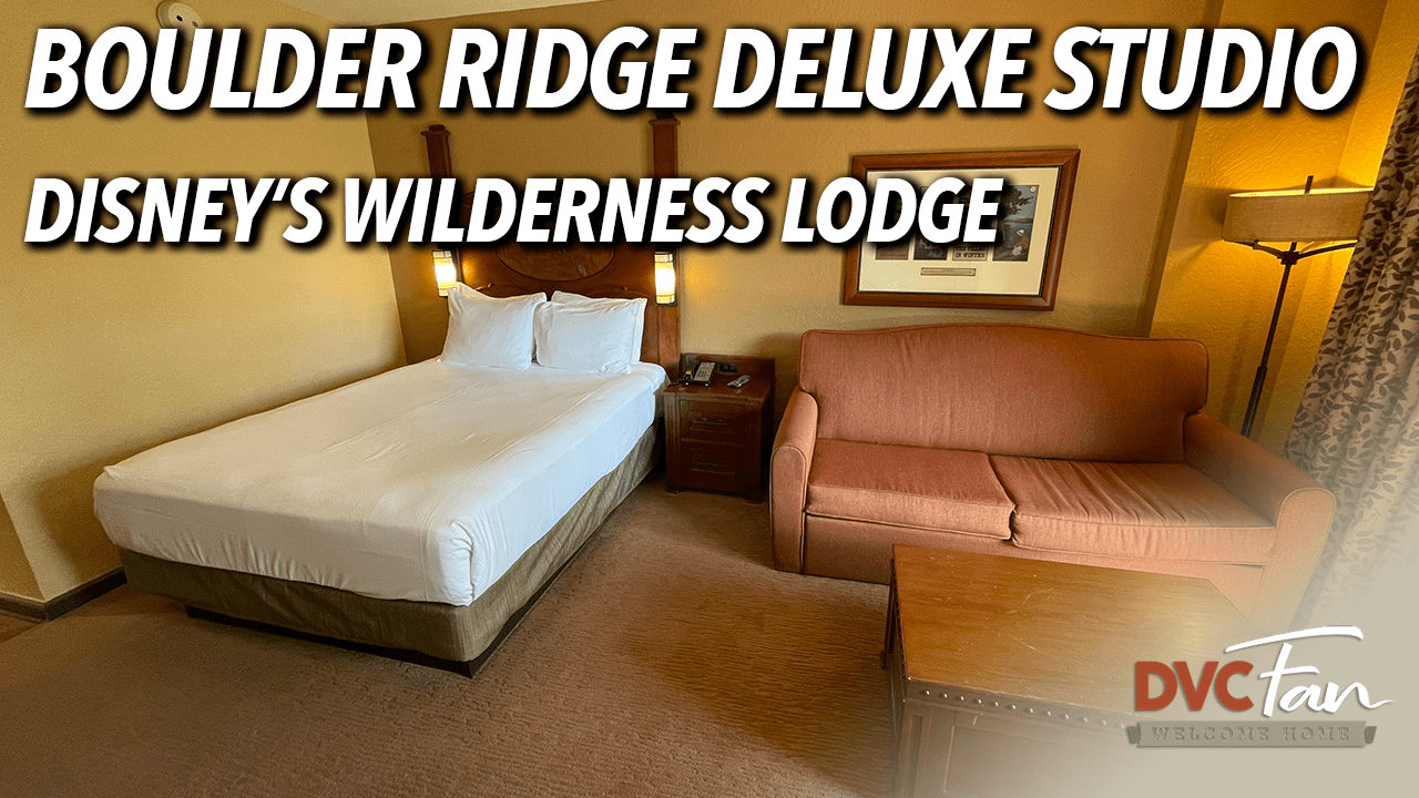 Boulder Ridge Villas at Disney's Wilderness Lodge | Deluxe Studio Room ...
