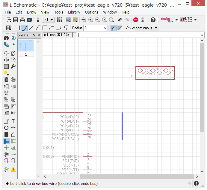 Eagle 7入門：回路図のバス配線 | easy labo