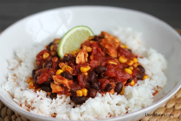 Chicken Chili with Rice Bowls - Flavorful, Hearty Meal for the Family