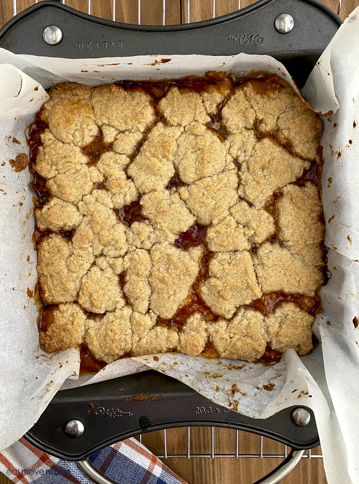 Apricot Coffee Cake with Cardamon and Almond - Bite-Sized Desserts!