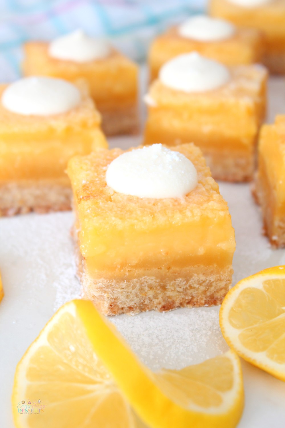 EASY LEMON BARS Homemade Recipe - Eazy Peazy Desserts