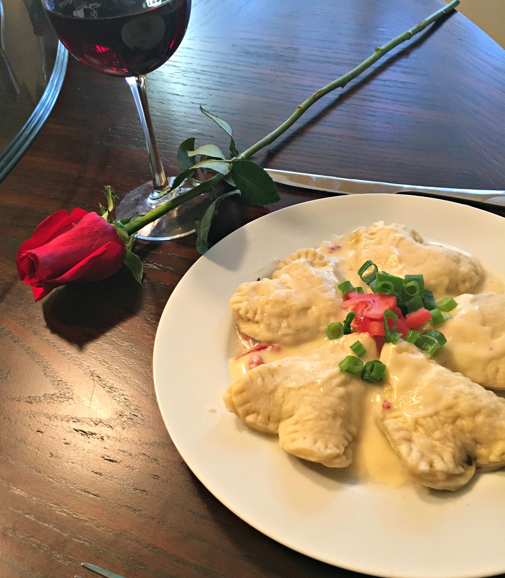 Valentine's Day Ravioli & Cookies - Eclectic Grape