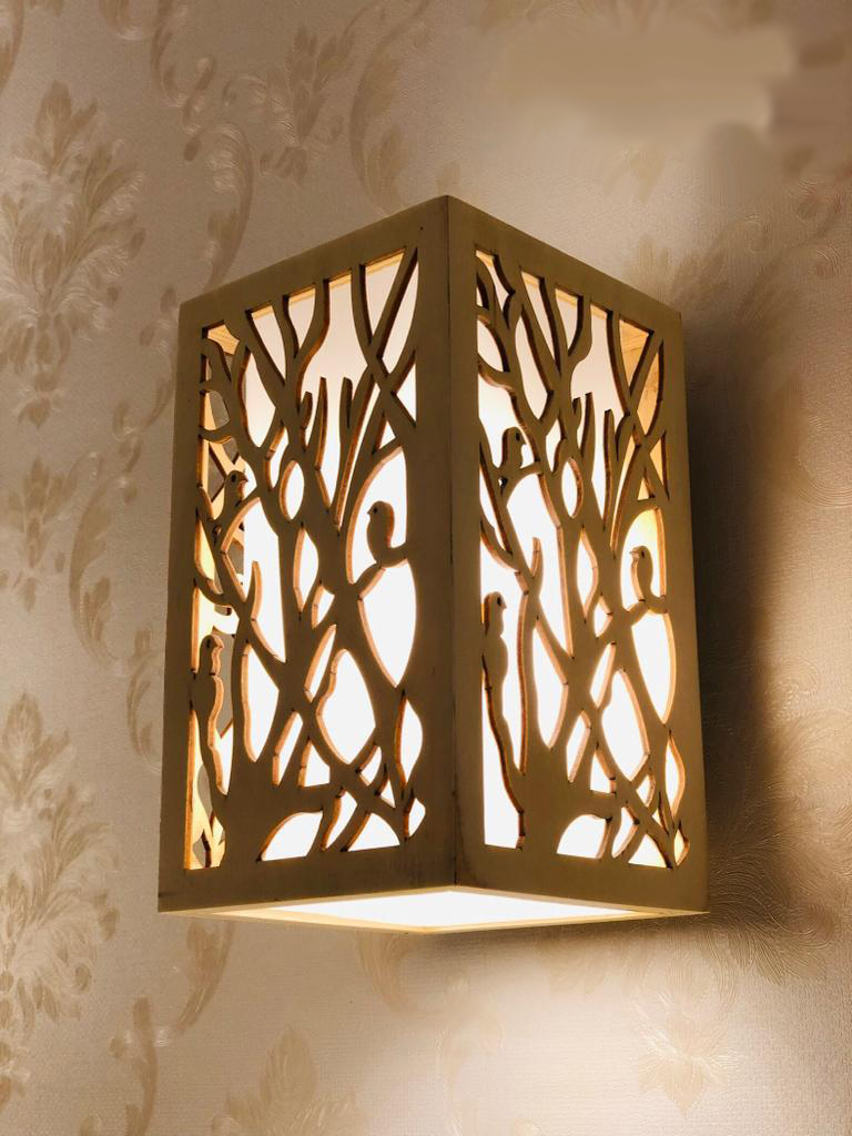 beautiful and elegant wall light with cut out pattern at ECOLIGHT ...