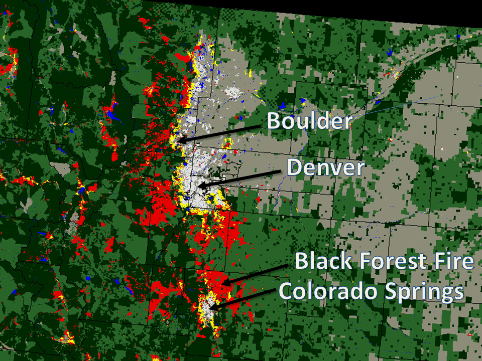 WUI maps: wildfire risk in the wildland-urban interface - EcoWest