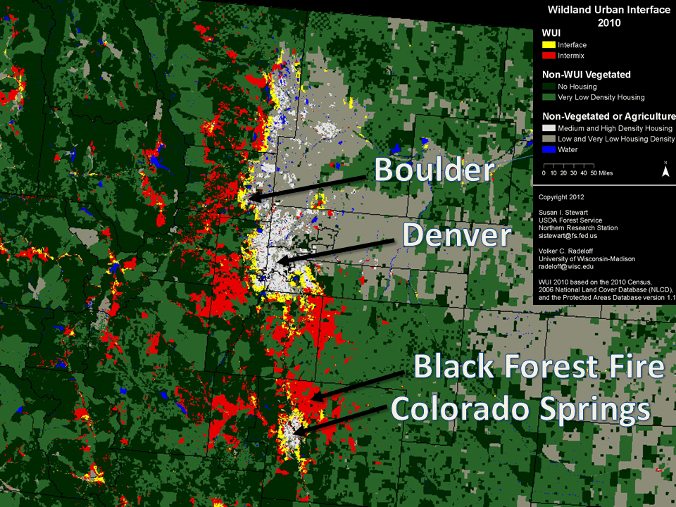 WUI maps: wildfire risk in the wildland-urban interface - EcoWest
