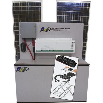 Backup Power Source Solar Standby Power System with 2 Solar Panels ...
