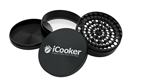 iCooker Marijuana Herb Grinder With Pollent Catcher [Grinds Weed] Best ...