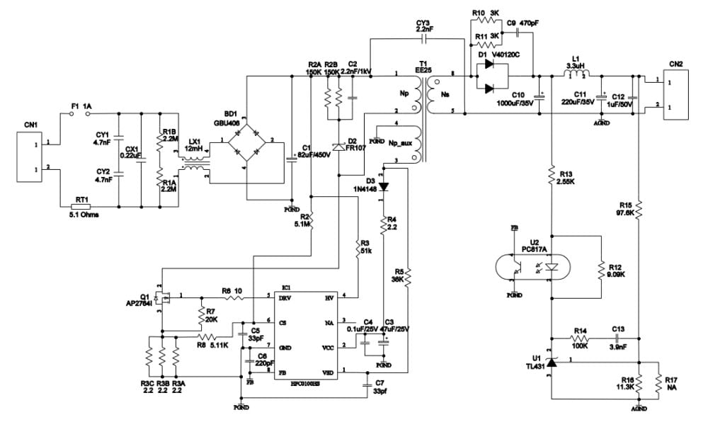 Ac Adapter Circuit Diagram - Wiring Digital and Schematic