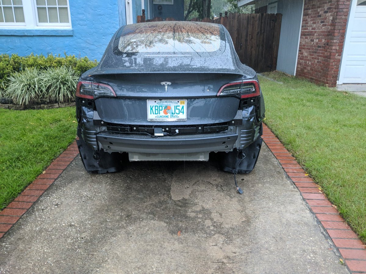 Tesla Model 3 design flaw results in sand and water getting stuck in ...
