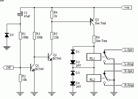 Diy Speaker Protection Circuit » Wiring Diagram