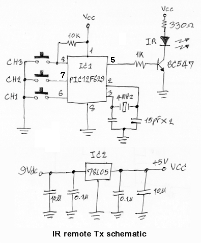 4 Channel Remote Control Circuit Diagram - Circuit Diagram