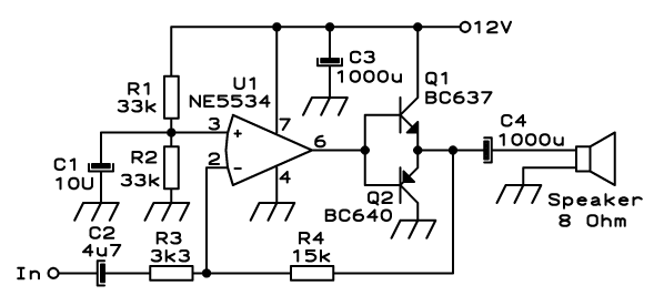 Lm386 Mic Amplifier Circuit