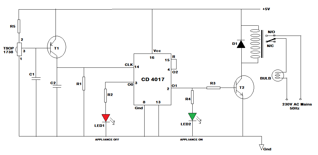 Split Ac Remote Control Circuit Diagram