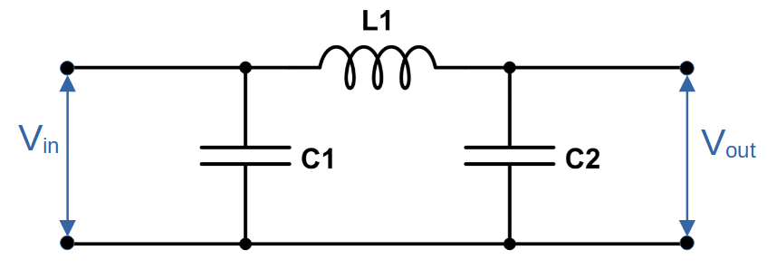 Capacitor Input Filter Circuit - Circuit Diagram