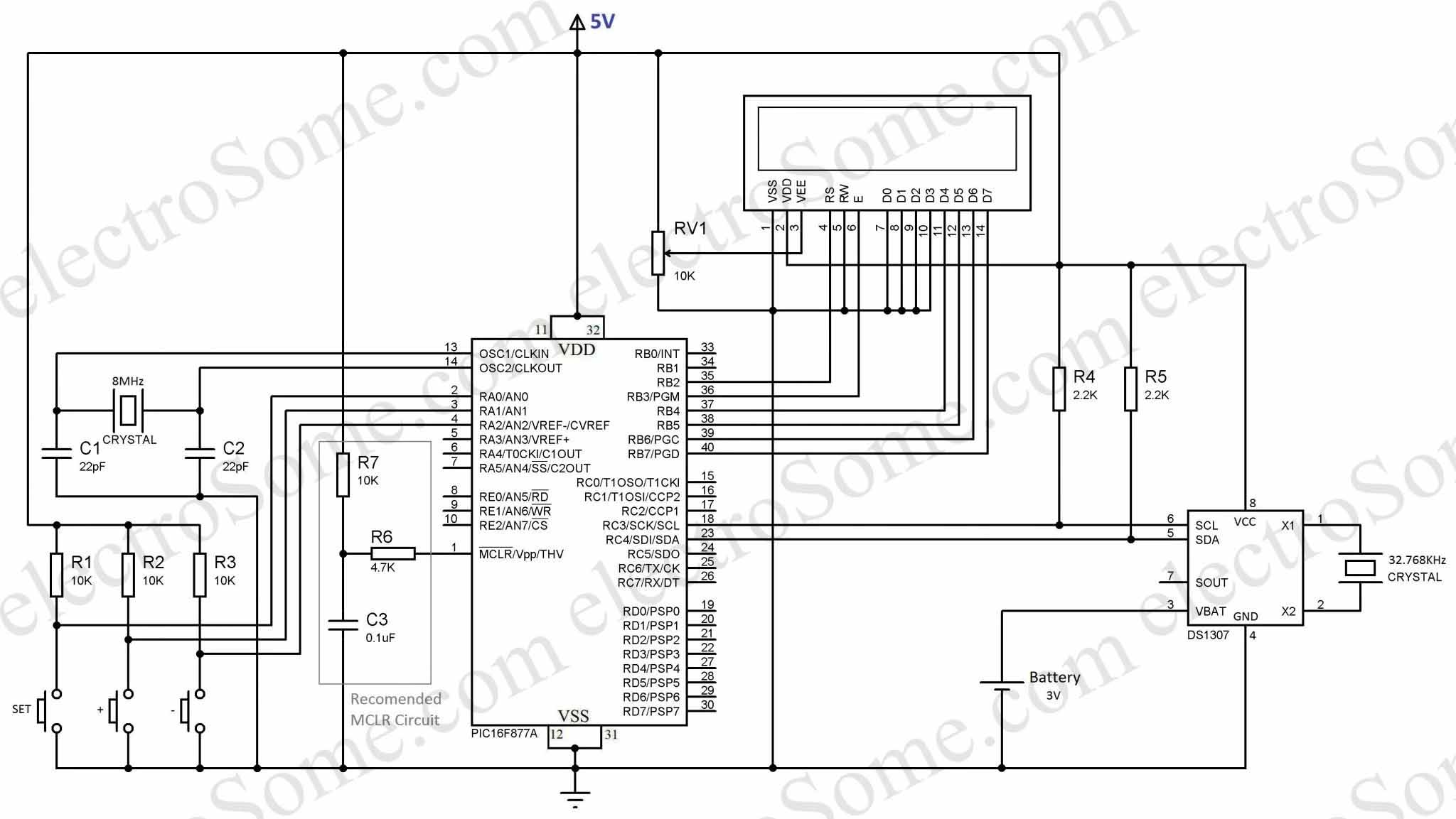 How To Make Digital Clock Circuit Diagram In Matlab - Wiring Diagram