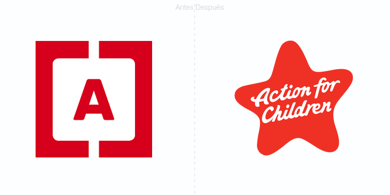 Action For Children UK: Una identidad más amigable para la ONG.