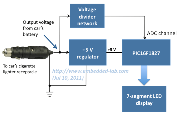 Battery Circuit Diagram Monitor