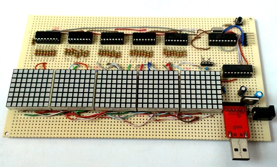 Moving Message Led Display Circuit Diagram » Circuit Diagram