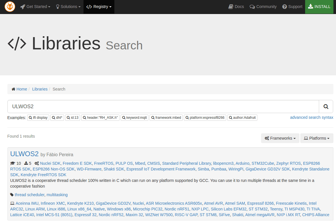 ULWOS2 on GD32V: multithreading examples - Embedded Systems Blog