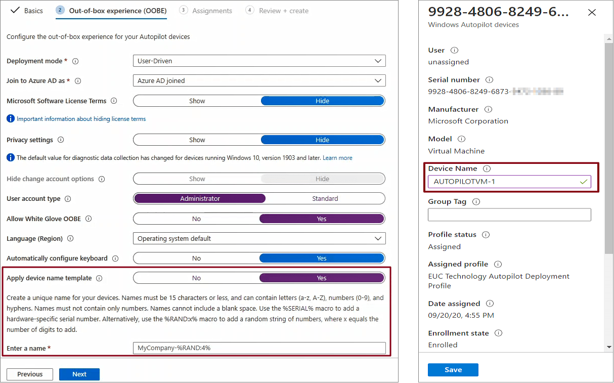 How To Set Computer Name During Windows 10 Autopilot Deployment User Driven Azure Ad Joined