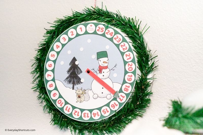 paper plate countdown - Everyday Shortcuts
