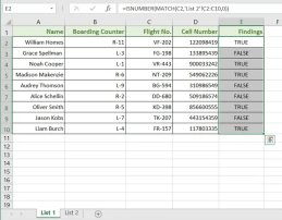 Excel Find Matching Text In Two Worksheets